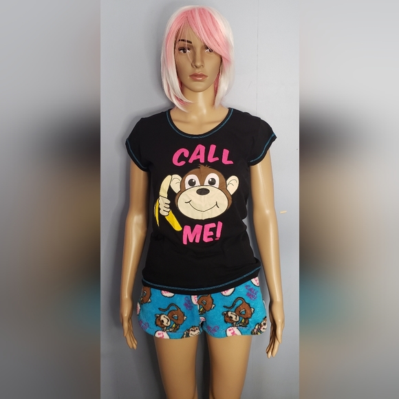 Joe Boxer | Intimates & Sleepwear | Joe Boxer Monkey Pajama Set M ...